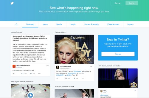 Twitter redesigns it’s homepage to be more engaging | Ardnet Online Limited